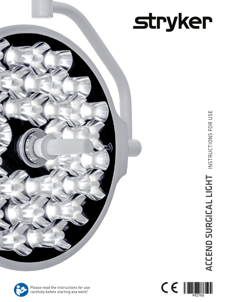 Stryker Accend-Surgical-Light IFU EN | PDF | Hertz | Sterilization ...