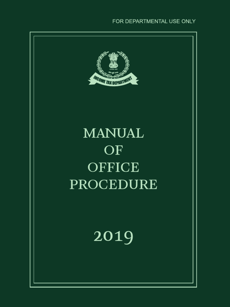 Manual of Office Procedure 2019 | PDF | Economies