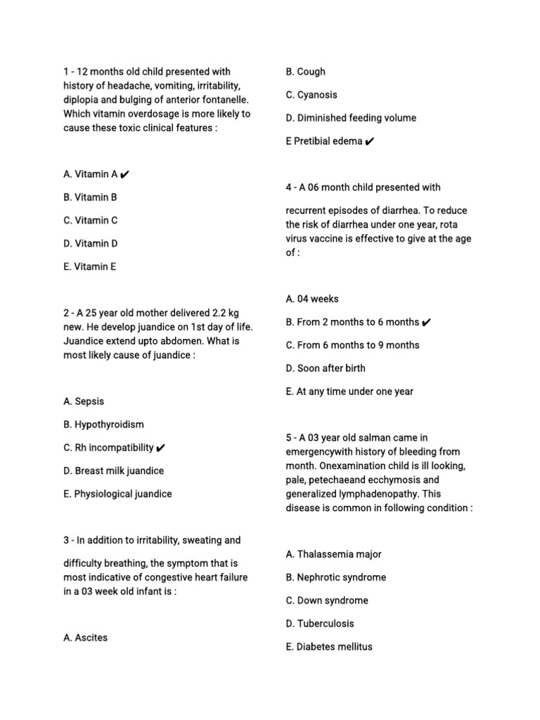 Paediatrics LUMHS | PDF