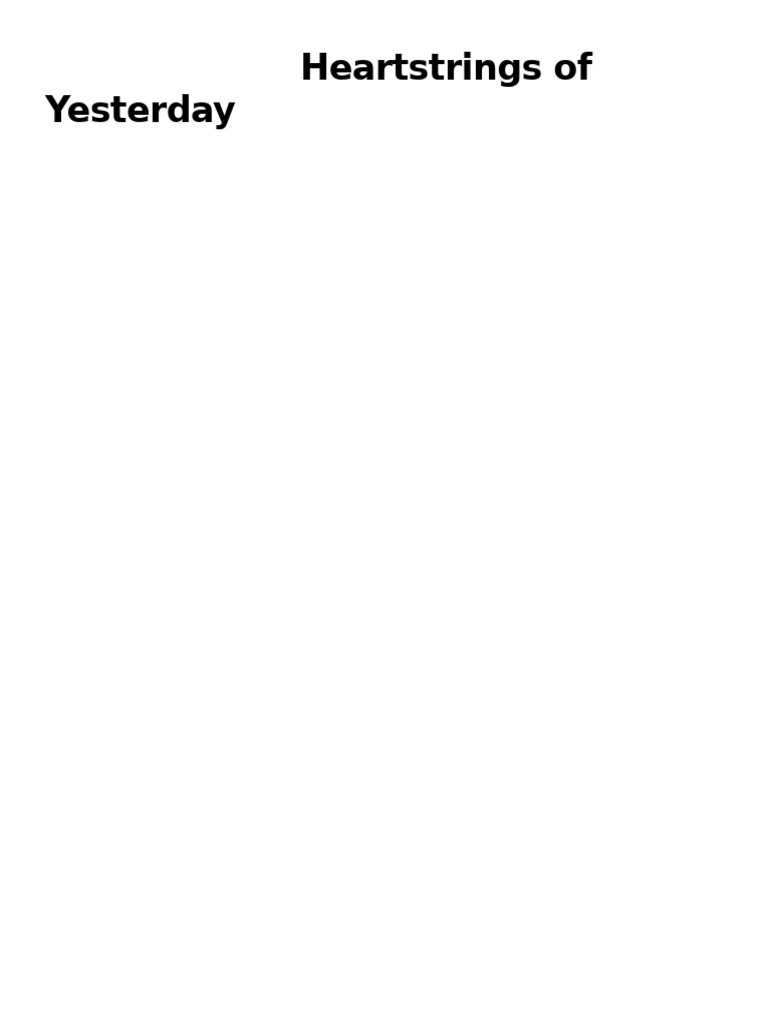 Heartstrings of Yesterday | PDF