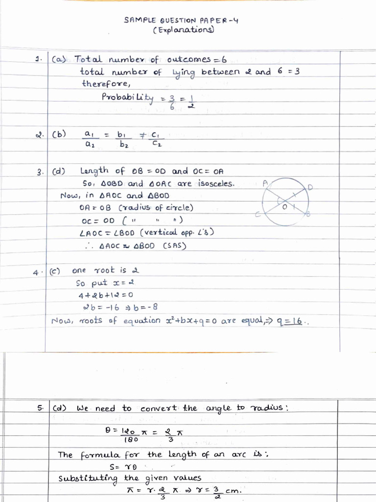 X - SQP - 4 Explanations | PDF