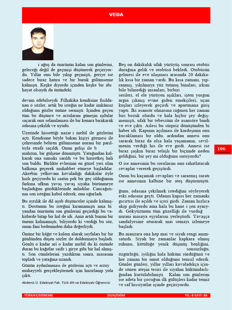 DENEME-M.Erhan Yazar-2024 Ekim | PDF