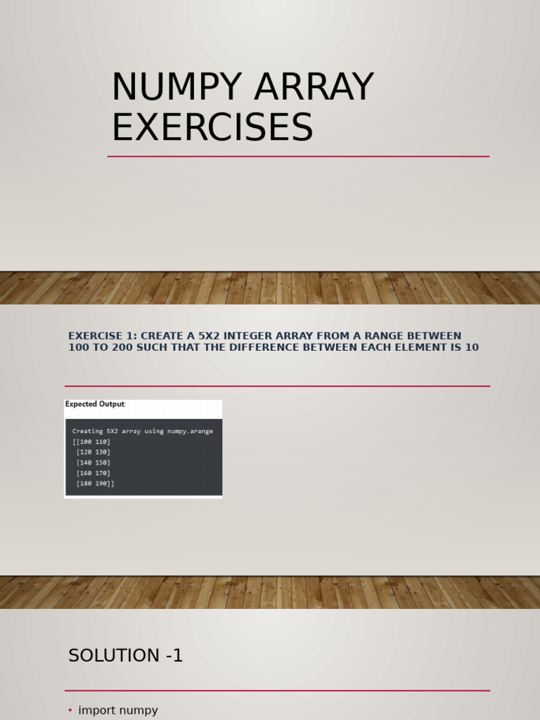 NumPy and Pandas Exercises Guide | PDF