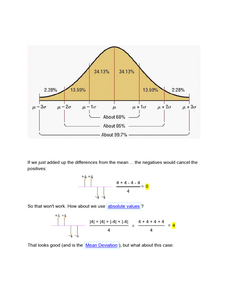 Understanding Standard Deviation Calculation | PDF