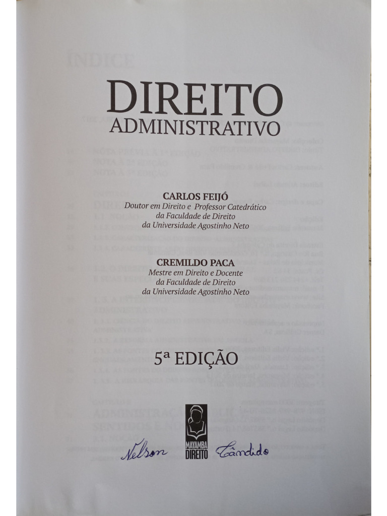 Carlos Feijó e Cremildo Paca - 023524 | PDF
