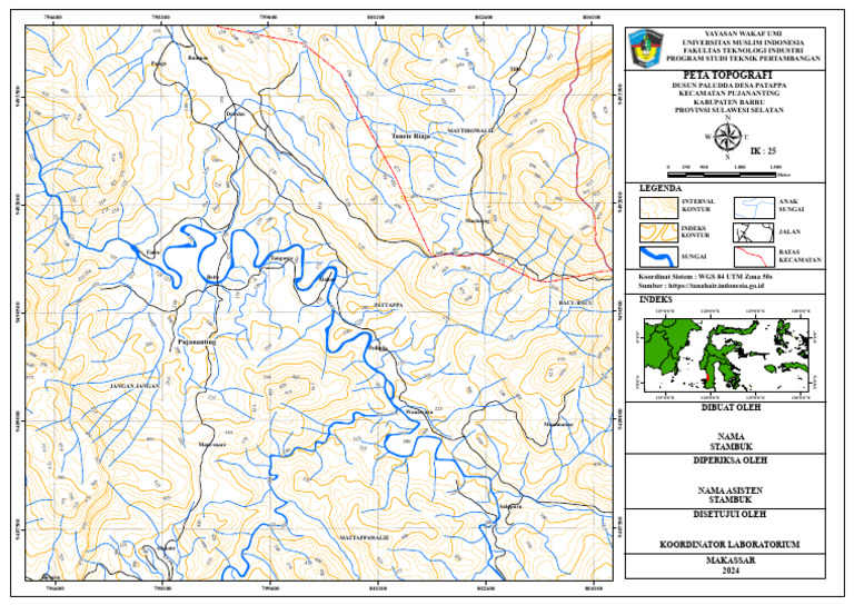 Problem Set Ma 5 Pengenalan Peta Topografi | PDF