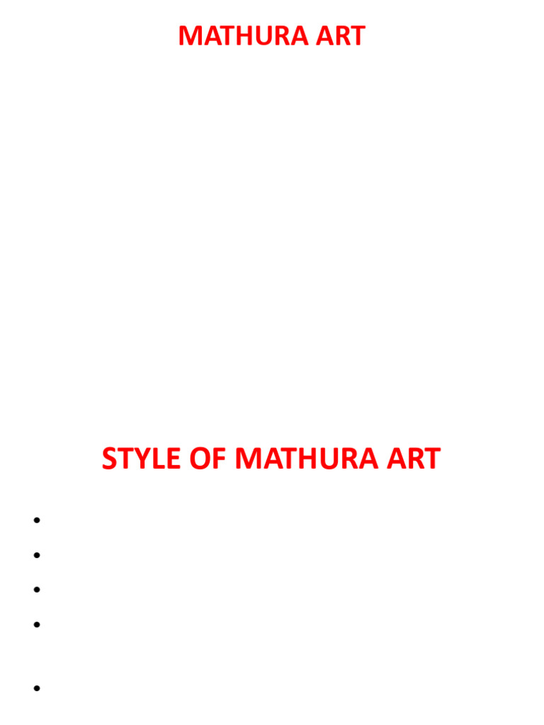 Mathura Art: Origins and Influence | PDF