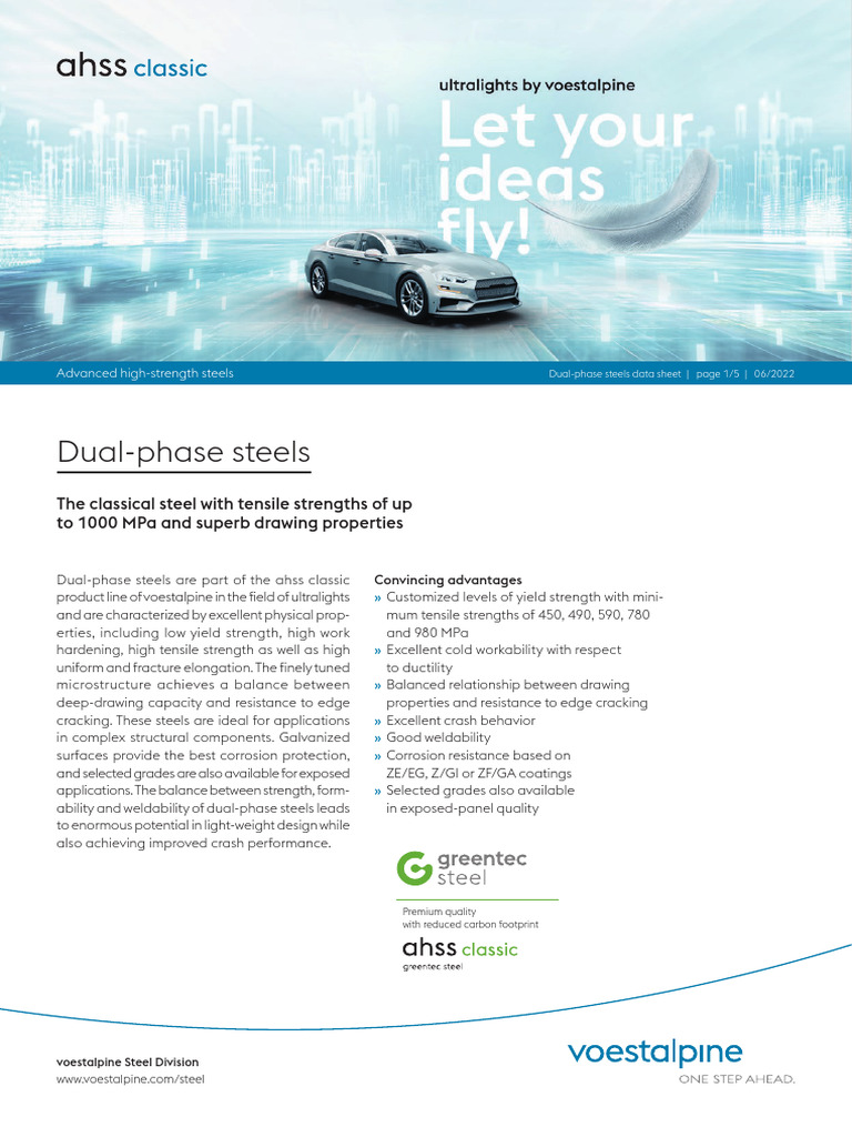 Dual-Phase Steels for Engineers | PDF | Strength Of Materials | Steel