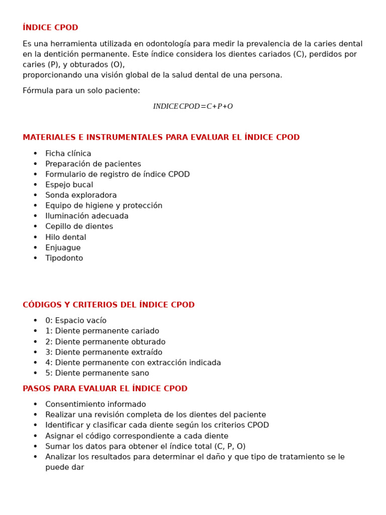 protocolo indices Shamady | PDF