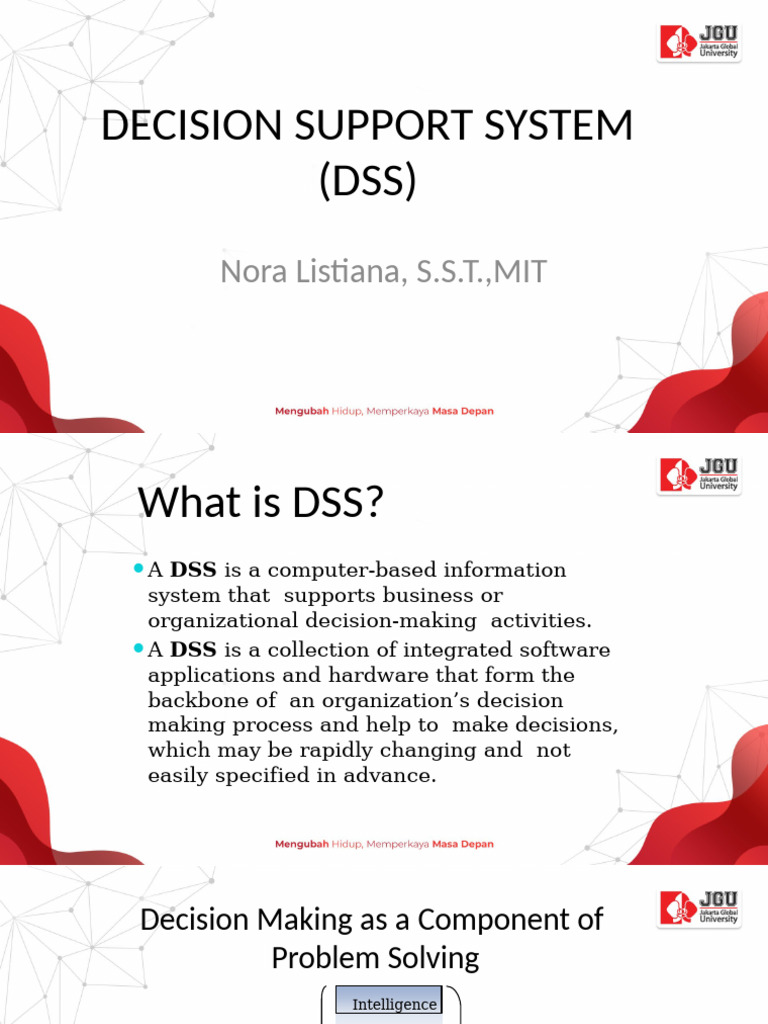 Dss | PDF | Decision Support System | Computer Science