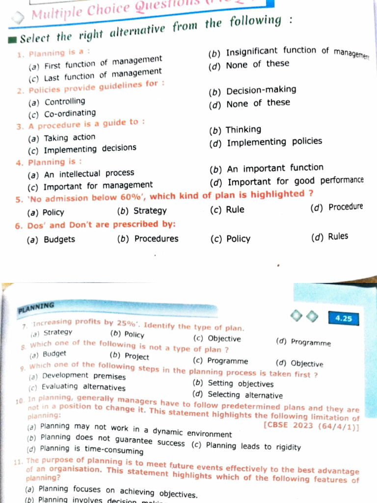 planning MSQ. | PDF | Policy | Planning