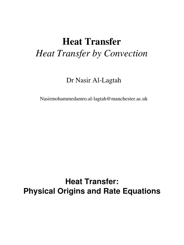 Understanding Heat Transfer and Convection | PDF | Heat Transfer ...