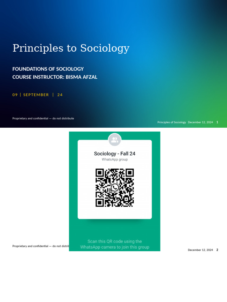 1 Foundations of Sociology Updated | PDF | Sociology | Émile Durkheim