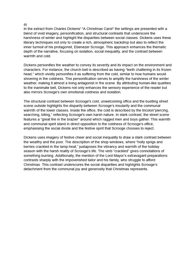 ACC - Stave 1 | PDF | Ebenezer Scrooge | Charles Dickens