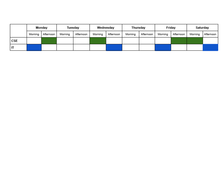 SC203 Schedule | PDF