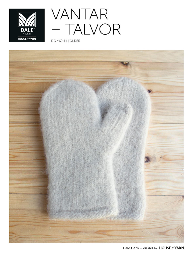 Dale3001 Talvor Mittens Se PDF | PDF