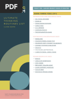 PZ's Thinking Routines Toolbox - Project Zero | PDF | Thought | Learning