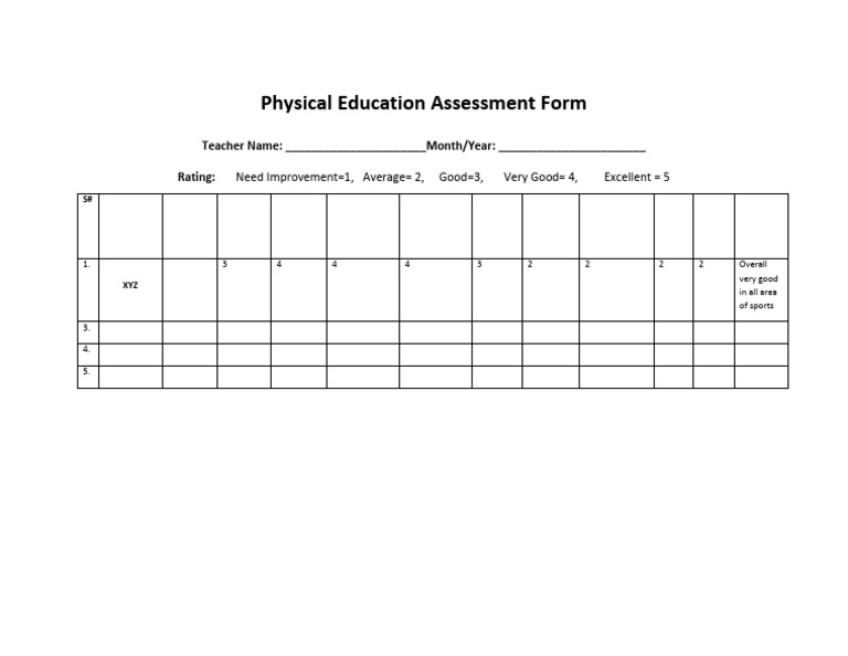 Evaluation Performa PE | PDF