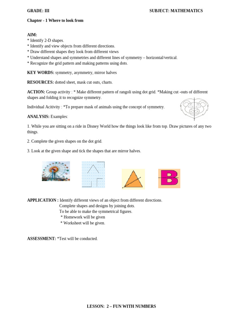 Grade 3 Math Curriculum Overview | PDF | Symmetry | Division (Mathematics)