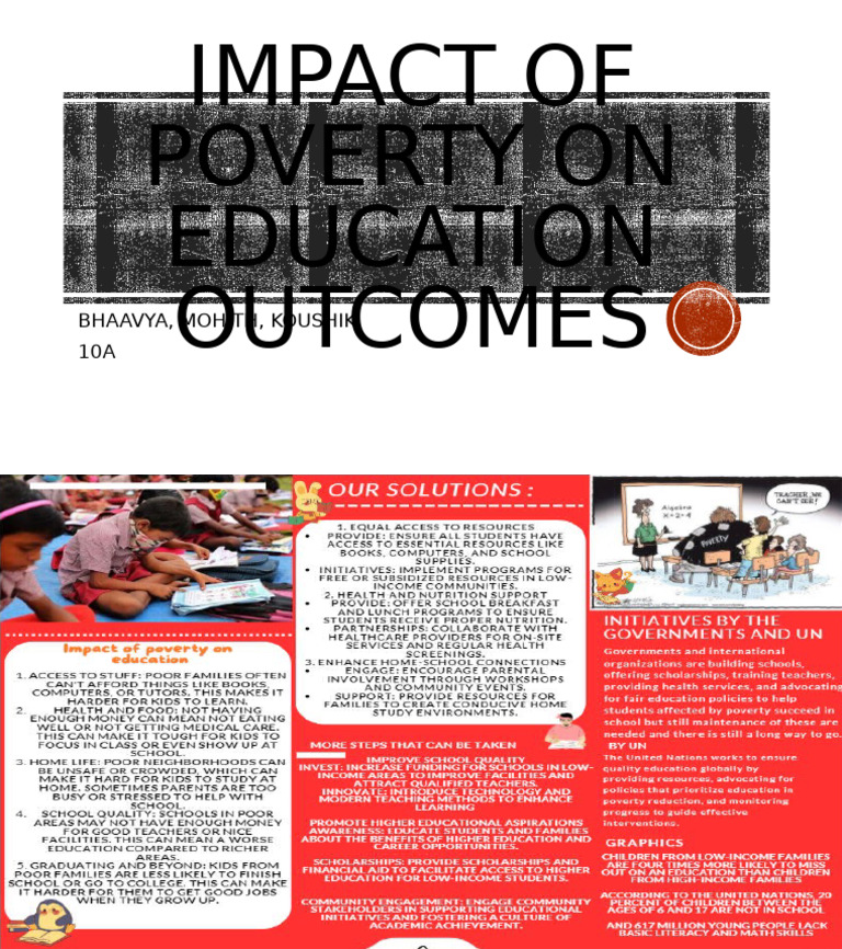 Impact of Poverty On EDUCATION OUTCOMES | PDF