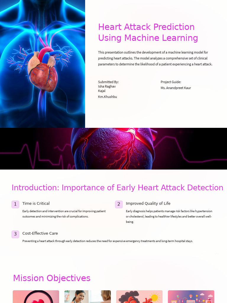 Heart Attack Prediction Using Machine Learning | PDF | Myocardial Infarction | Machine Learning