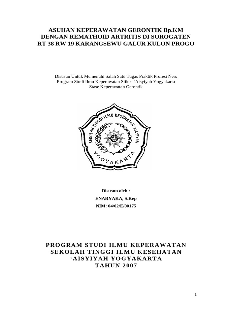ASkep RA Resume Payan Nahampun | PDF