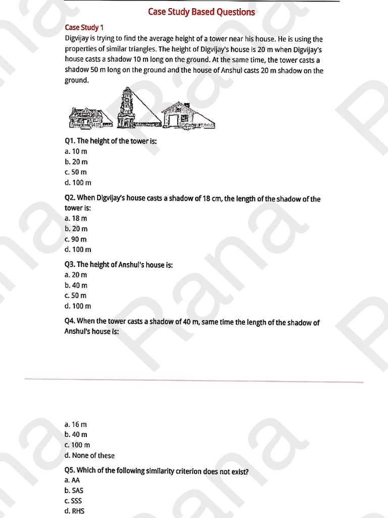 Case Study Triangle | PDF