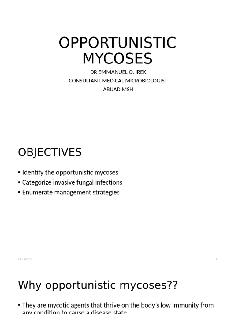 Opportunistic Mycoses 400l | PDF | Candidiasis | Candida (Fungus)