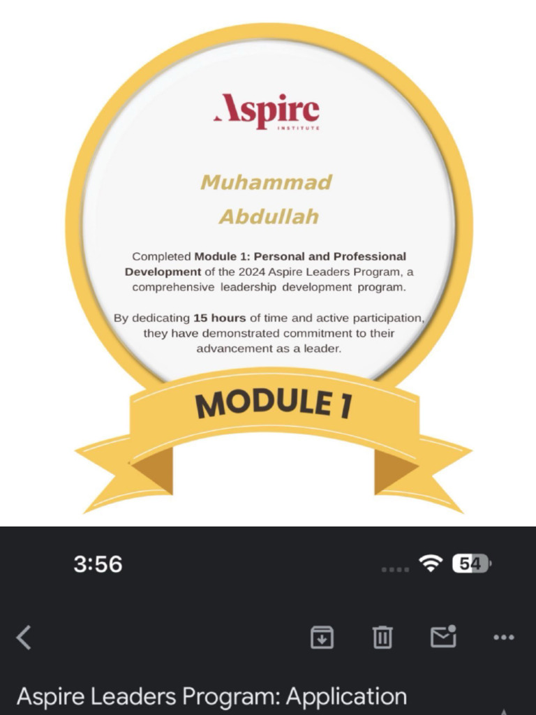 Harvard Aspire Leadership Program | PDF