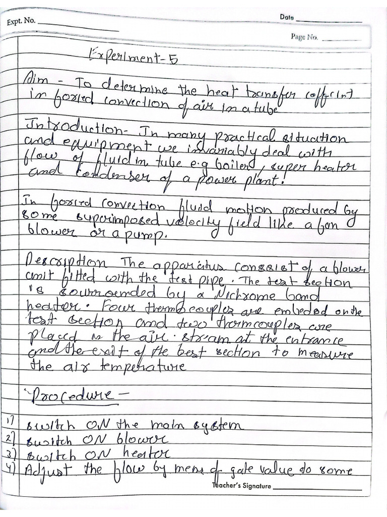 20bme038 neeraj sharma hmt exp 5 | PDF