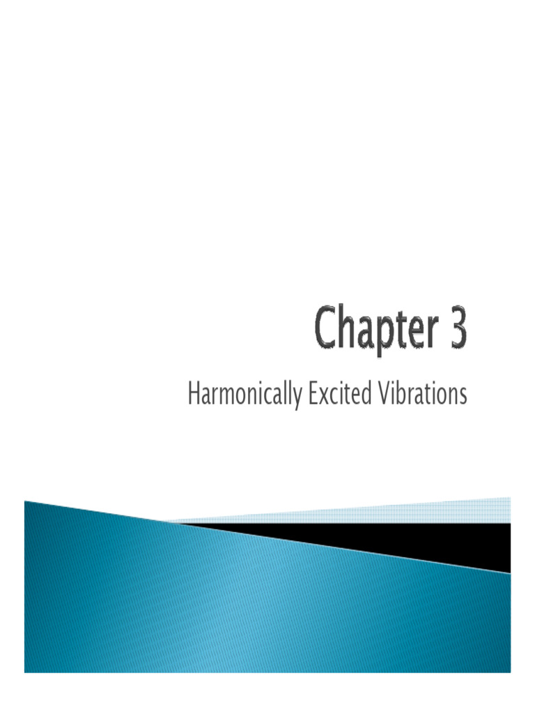 Harmonic Vibration Analysis Techniques | PDF | Oscillation | Resonance
