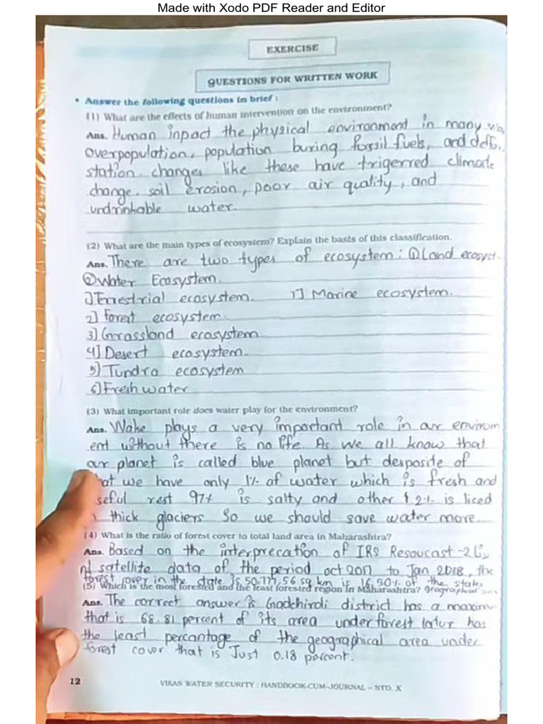 Water Security STD 10th | PDF