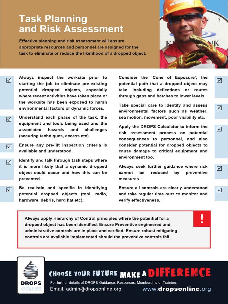 Task Planning and Risk Assessment | PDF | Risk Assessment | Risk