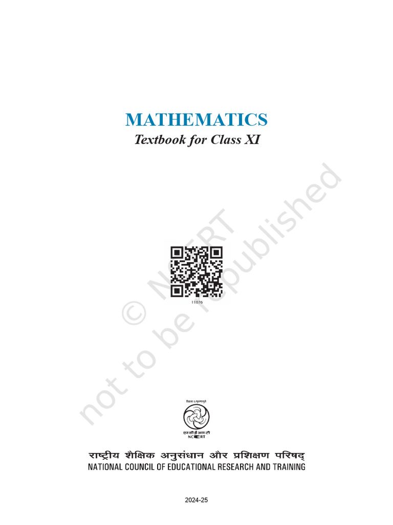 NCERT Plus One Maths Contents Final 2024-25_hssreporter•Com | PDF ...