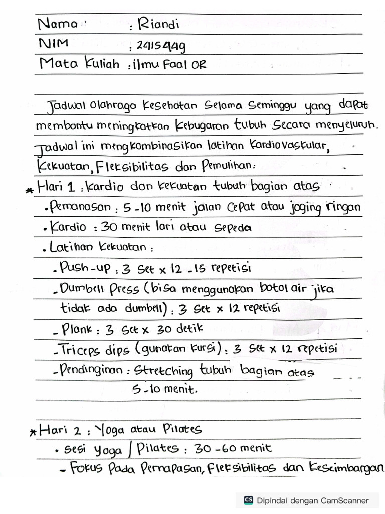 Riandi - 2415449 - Ilmu Faal OR | PDF