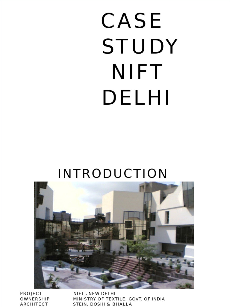 Nift Delhi | PDF | Building Engineering | Building