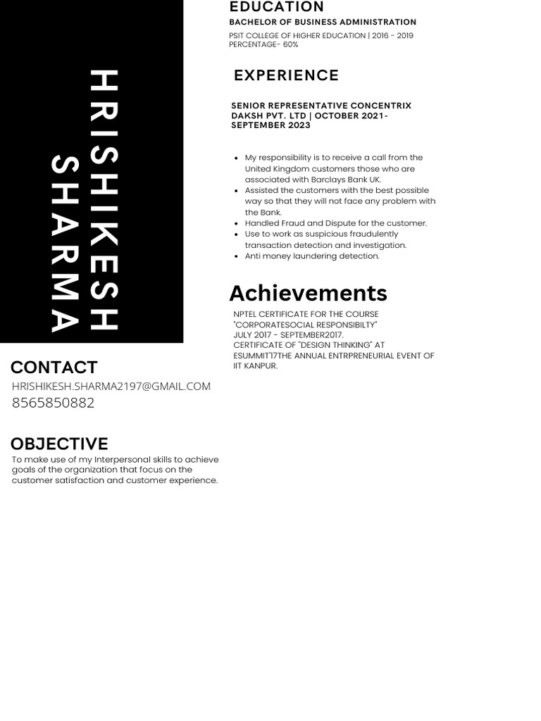 Hrishikesh Updated CV | PDF