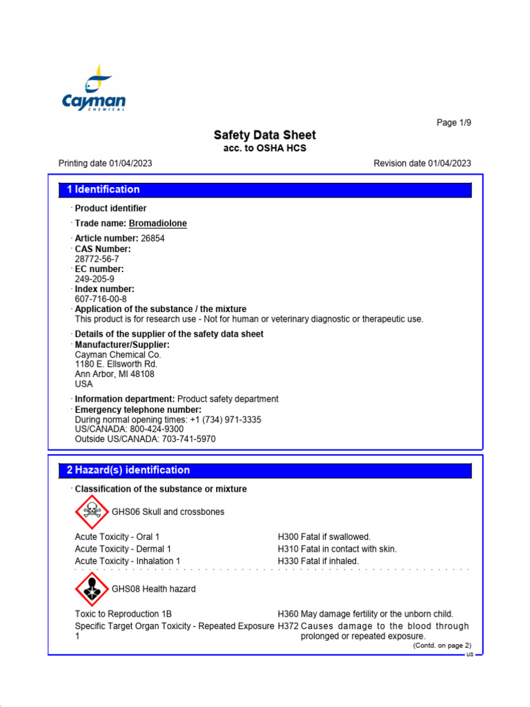 Msds تراكي ستار | PDF | Toxicity | Dangerous Goods