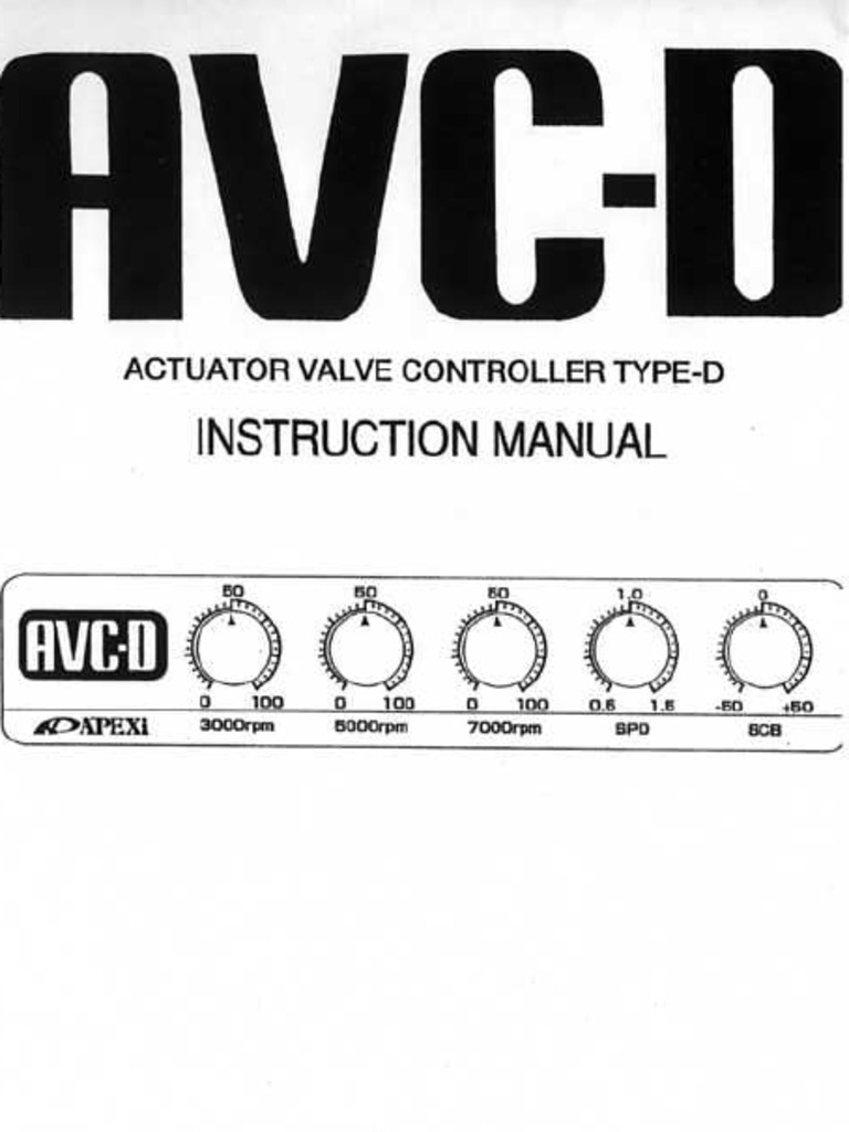 Apexi AVCD Boost Controller Actuator Valve Controller Installation ...