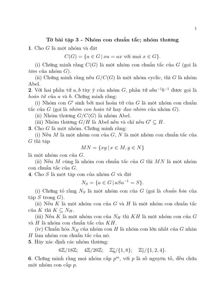 To Bai Tap 3 | PDF