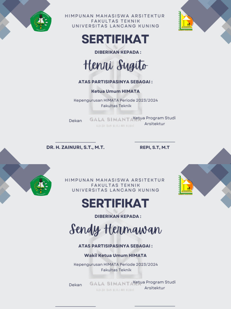 Sertifikat HIMATA.pdf | PDF