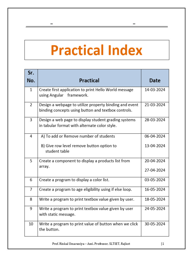 MPT Practical List | PDF | Computing | Computer Programming