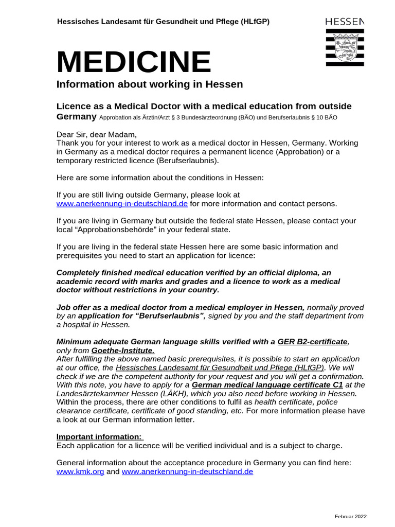 Information For Medical Doctors Neu | PDF