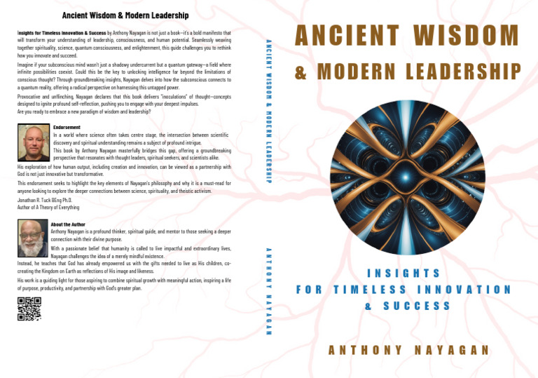 Ancient Wisdom & Modern Leadership Paperback Book Cover (2) | PDF ... Ancient Wisdom & Modern Leadership Paperback Book Cover (2) | PDF ...