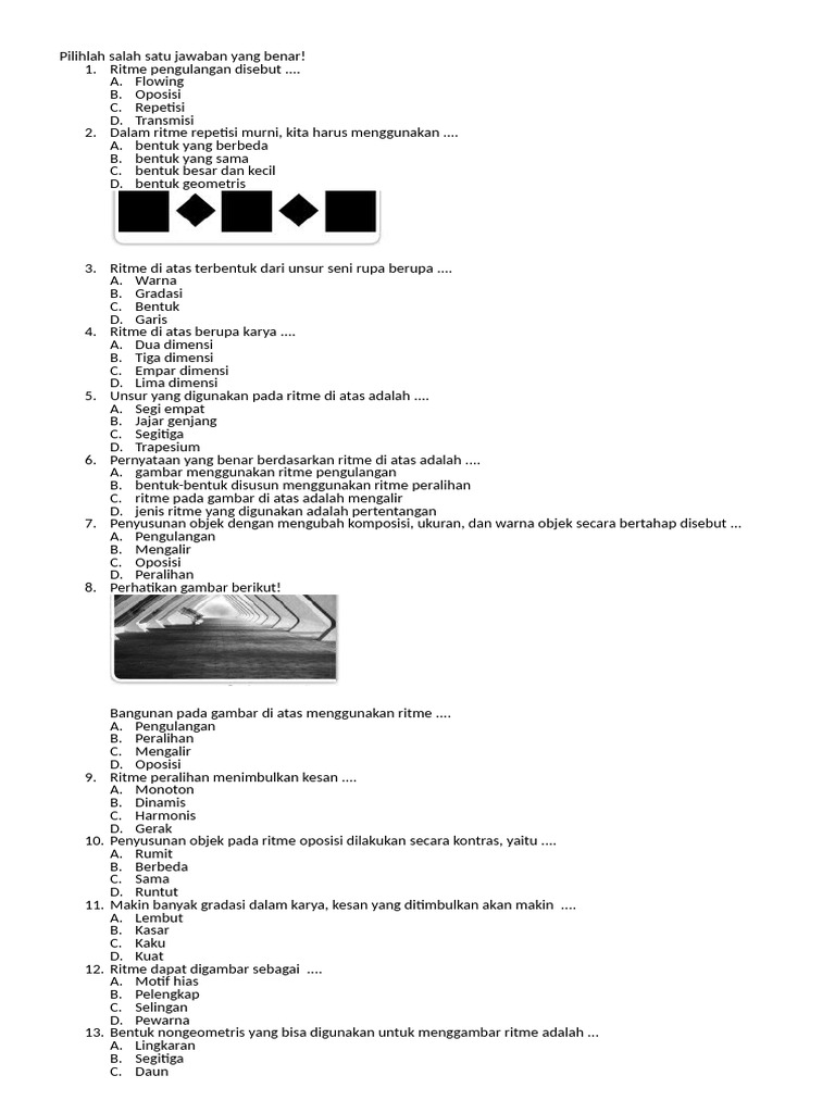 Soal Latihan SBDP | PDF