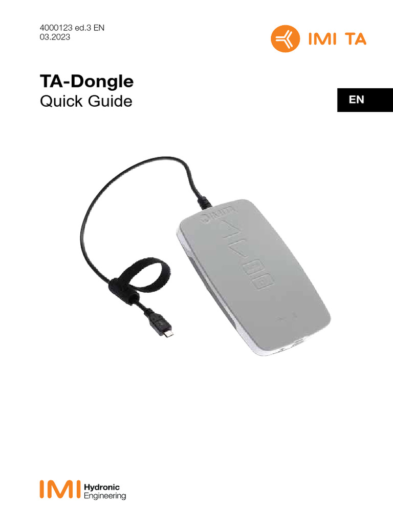 TA-Dongle_QuickGuide_EN | PDF | Smartphone | Consumer Electronics