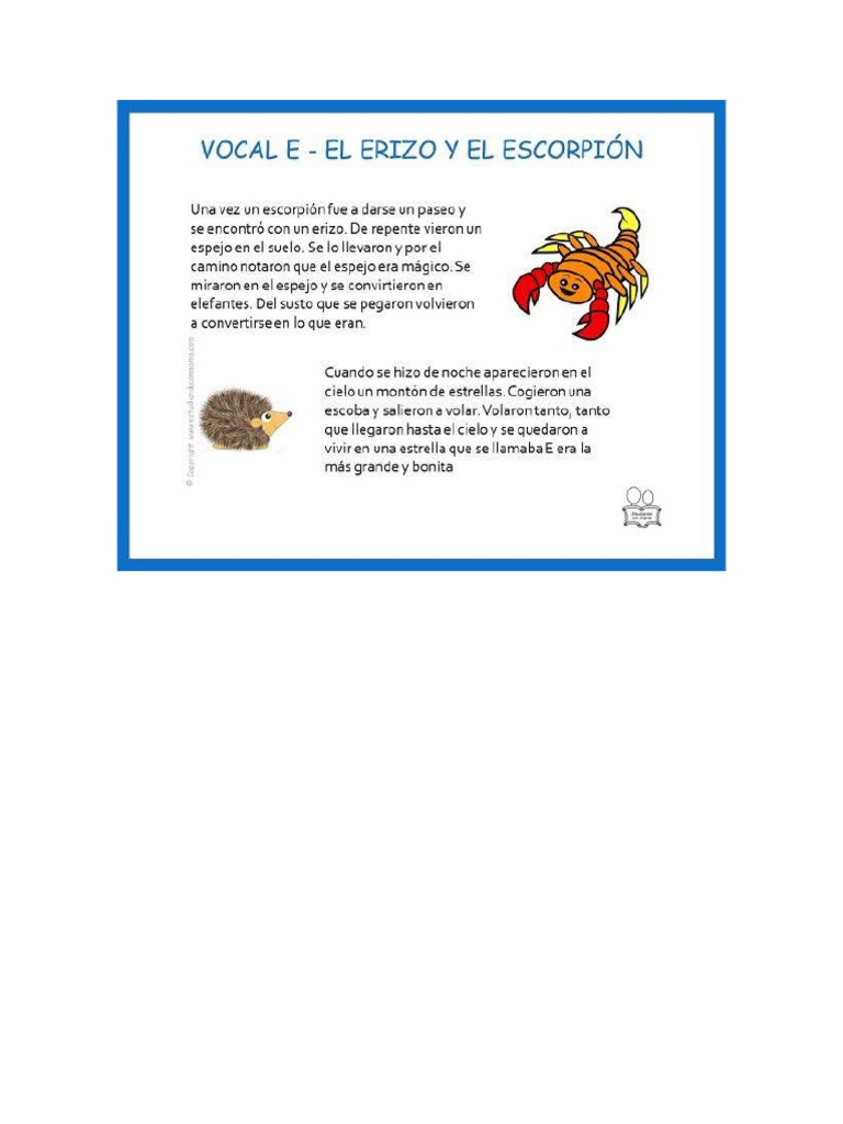 Cuento de La e | PDF