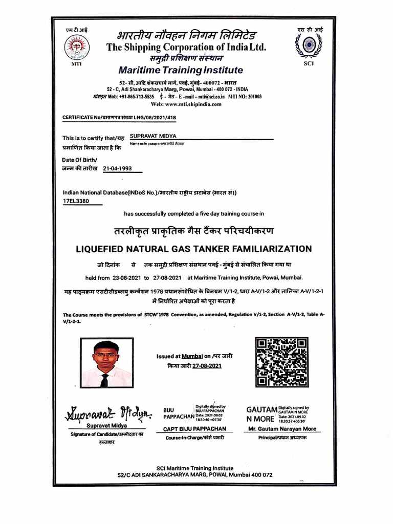 LNG Familiarization | PDF