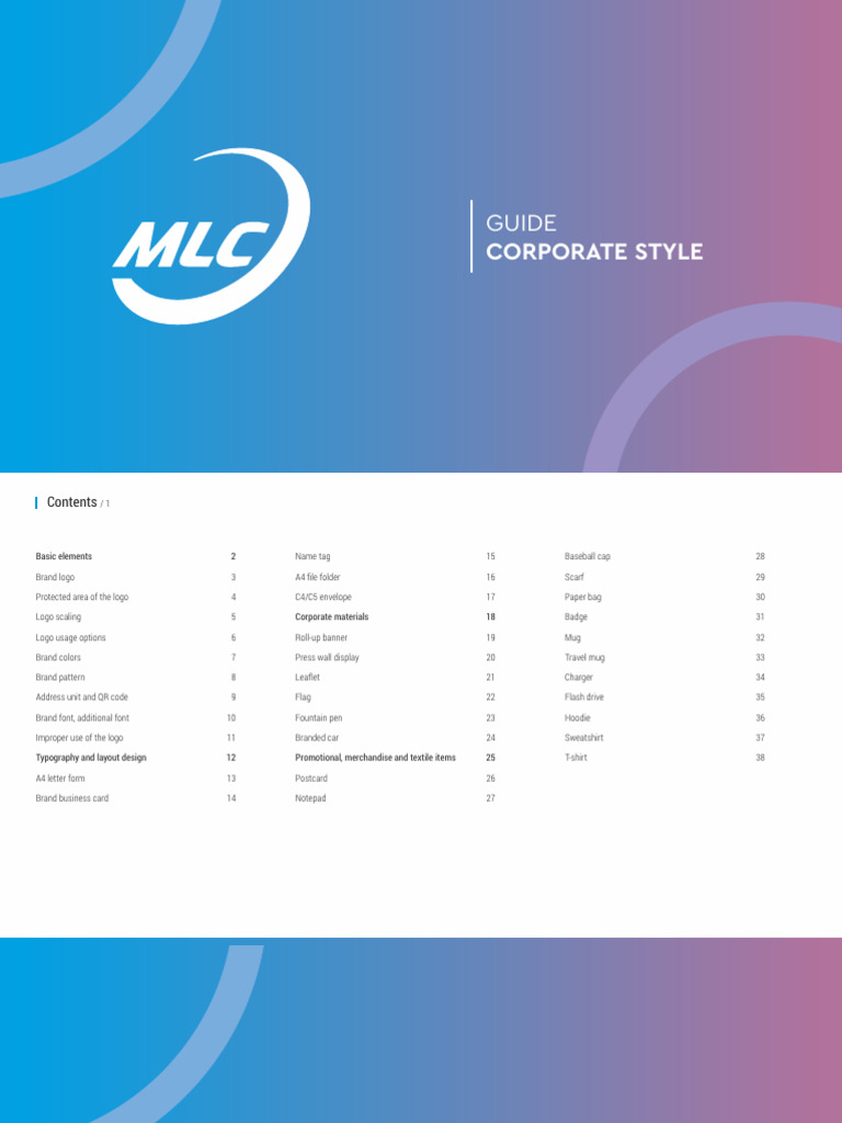 MLC_Brandbook_2024_en | PDF | Logos | Typefaces