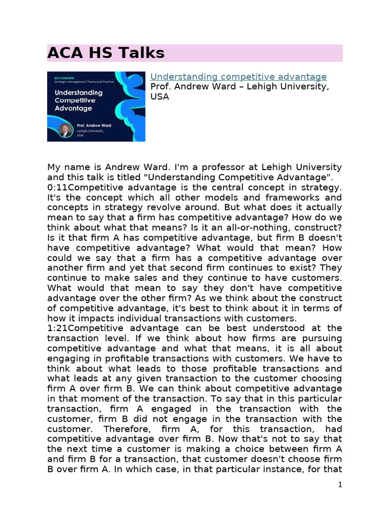 ACA HS Talks | PDF | Android (Operating System) | I Phone